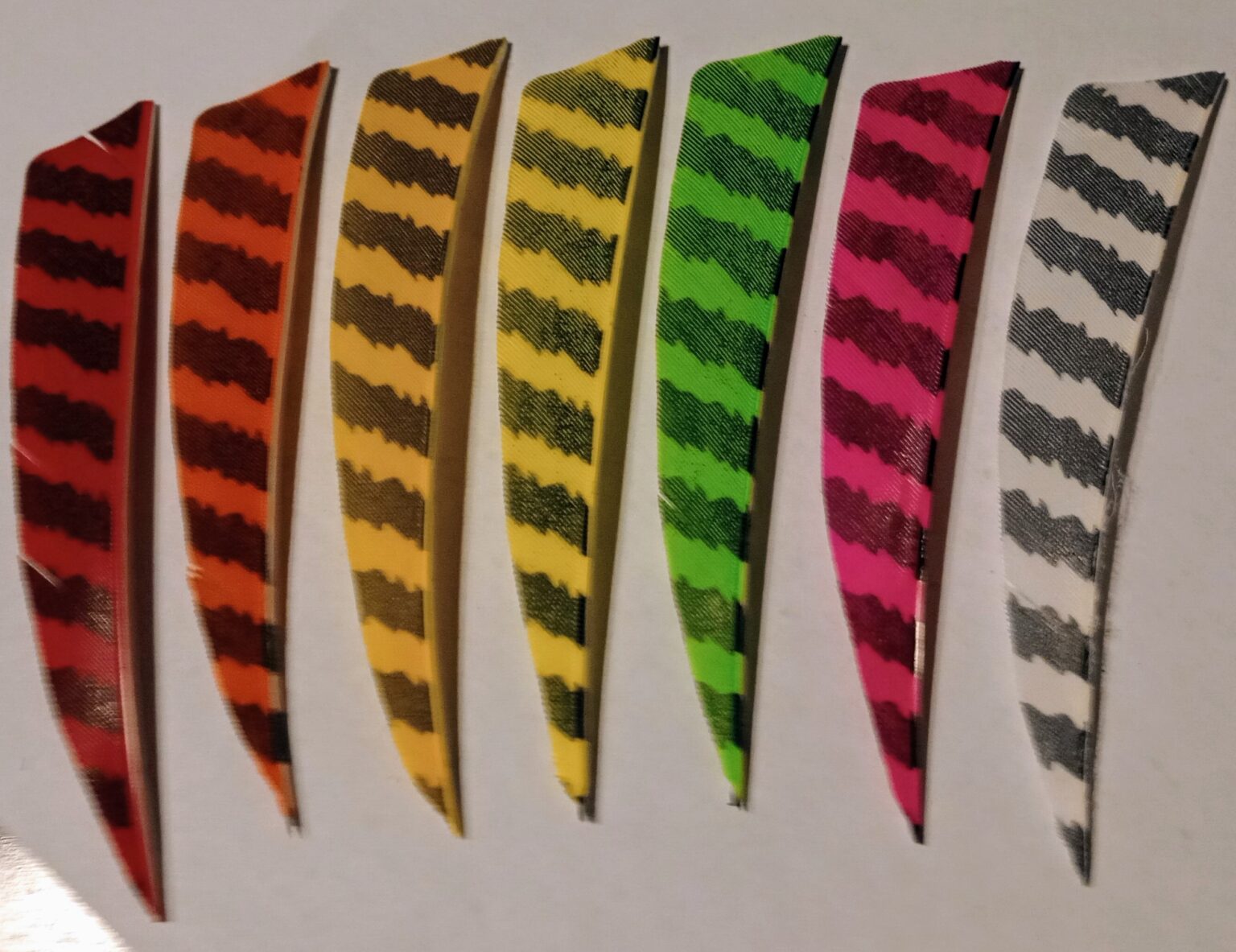 Big Jim's Buffalo Feathers - 4" Shield Cut - Solid & Barred - Big Jim's ...